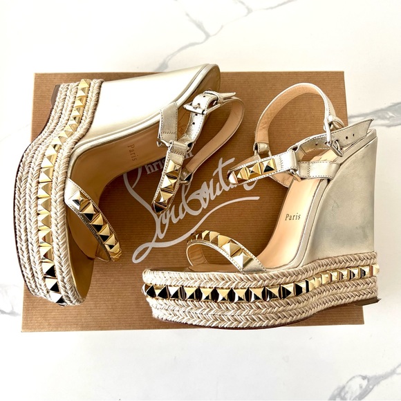 Christian Louboutin | Shoes | Christian Louboutin Wedges | Poshmark
